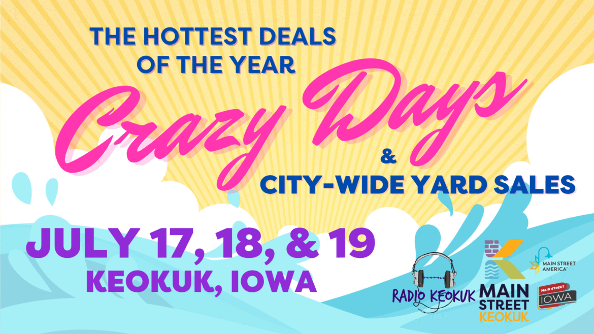 Crazy Days City Wide Yard Sales – Radio Keokuk
